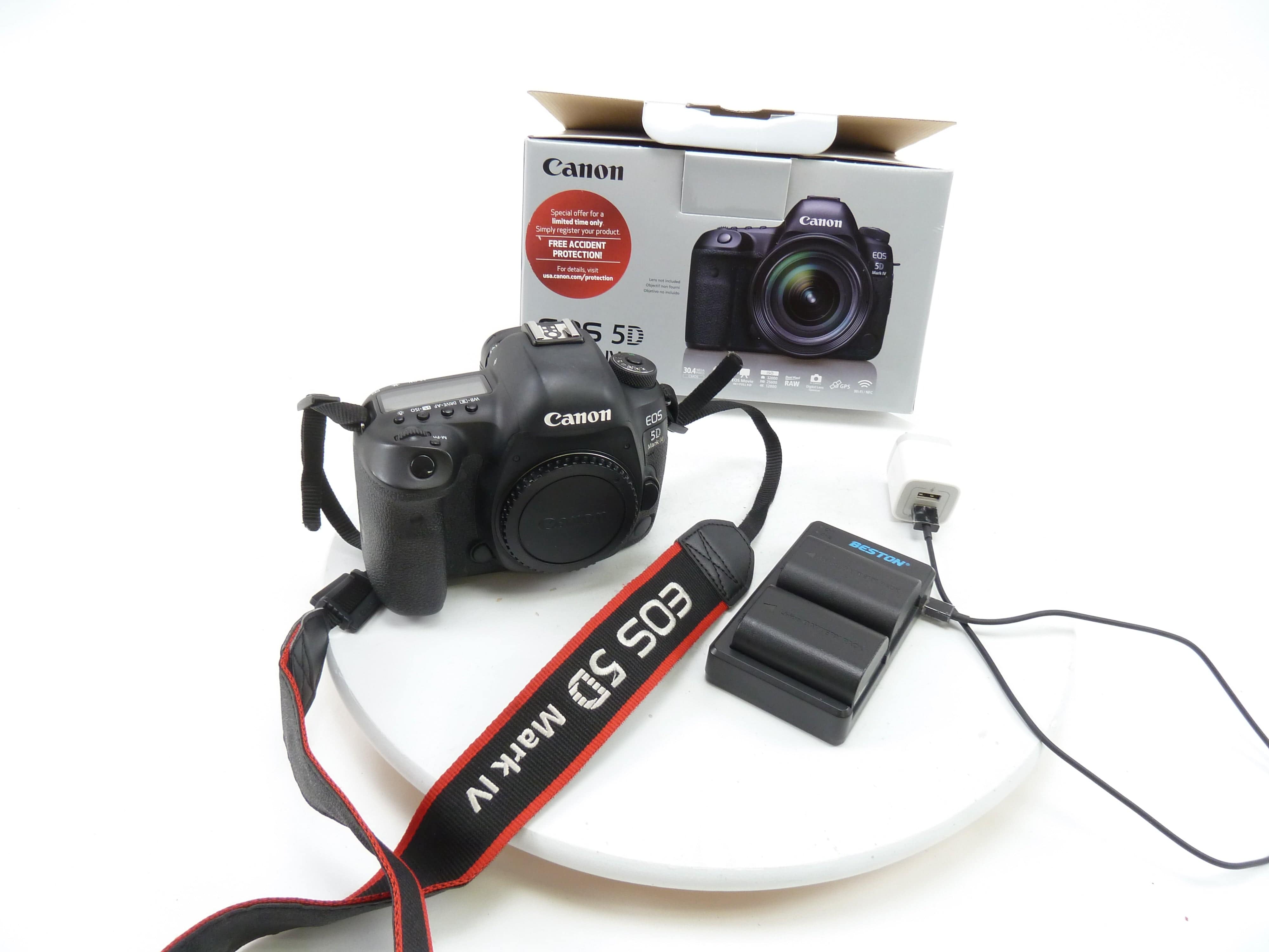 Canon 5D Mark IV Camera Body with shutte count of only 5,569 – Camera ...