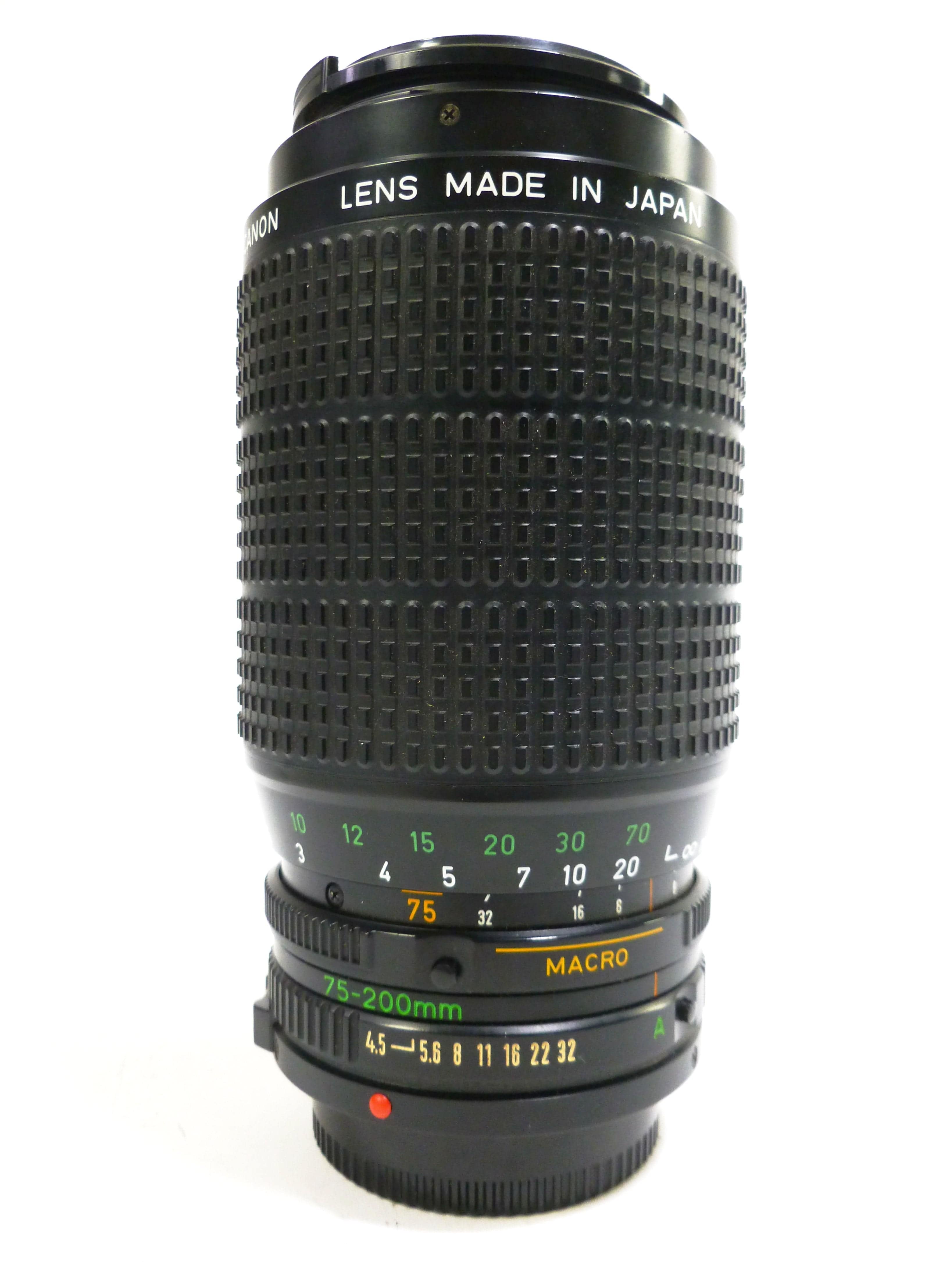 Canon FD 75-200mm f/4.5 Zoom Lens – Camera Exchange