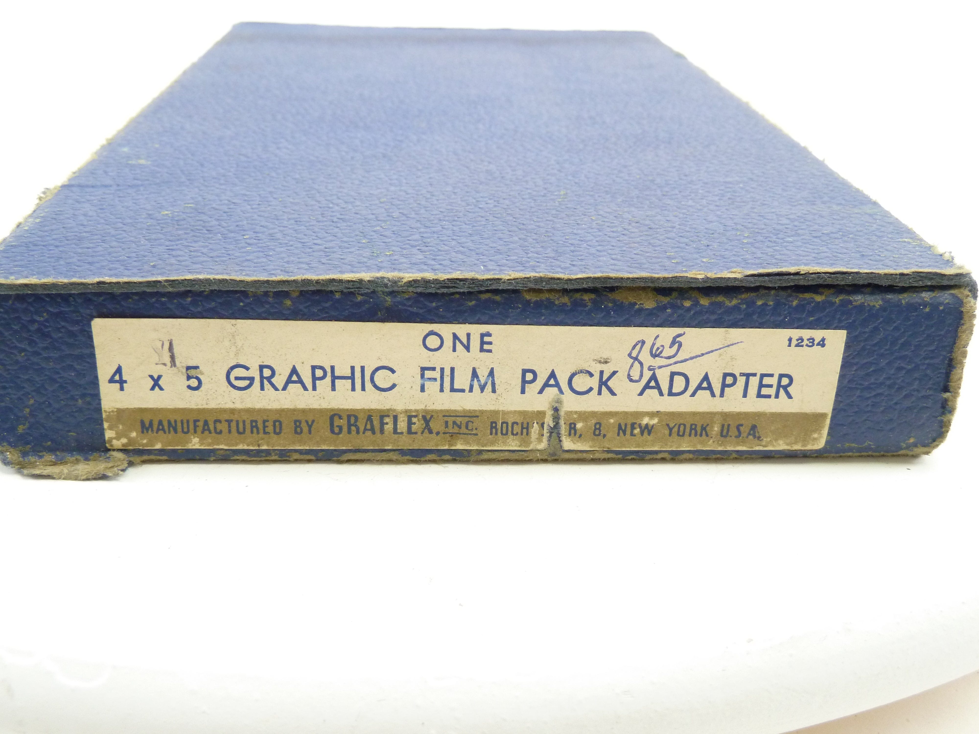 Graflex 4X5 Film Back Adapter in Box – Camera Exchange