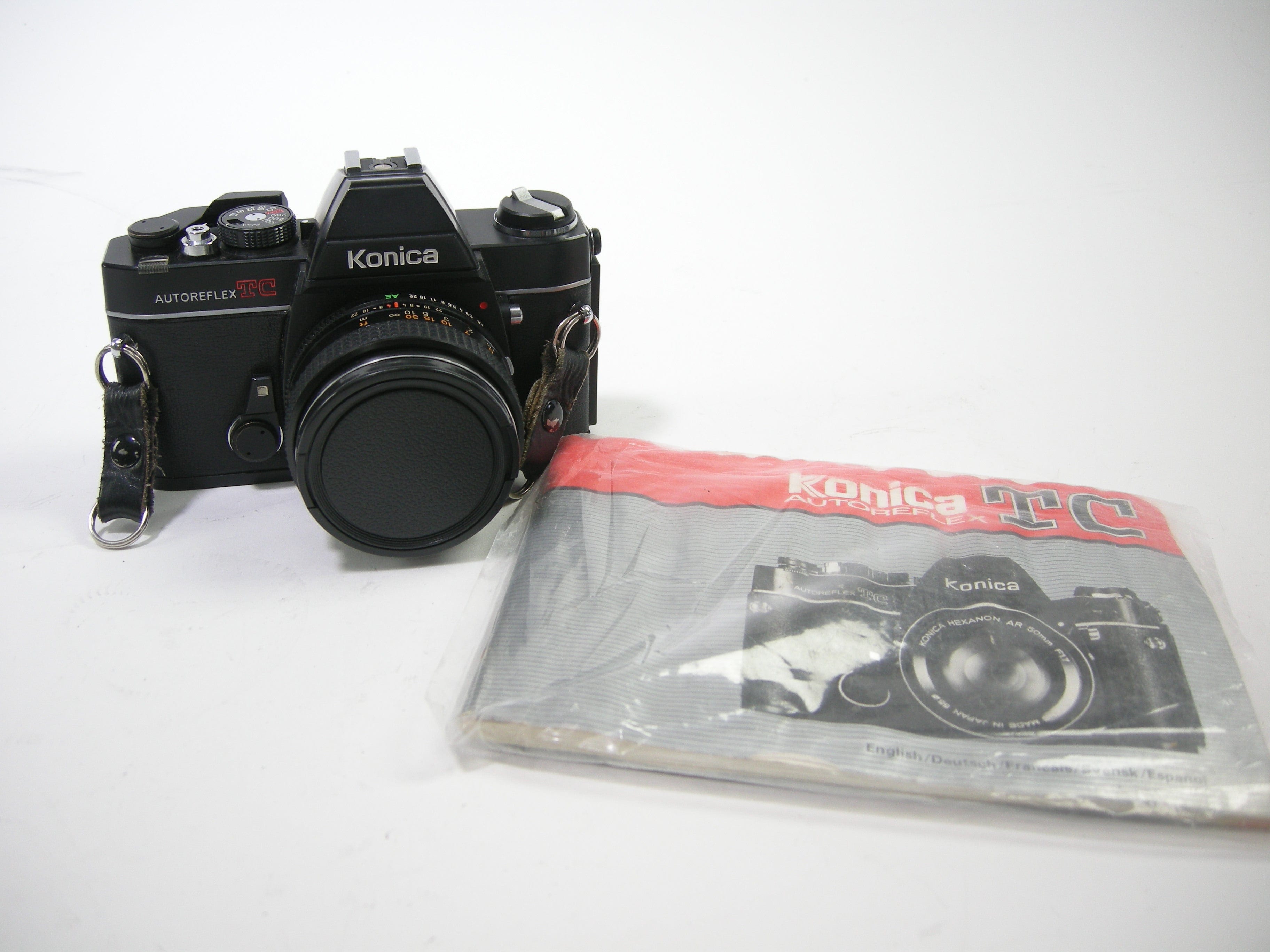 Konica Auto Reflex TC 35mm SLR w/Hexanon AR 50mm f1.8 – Camera Exchange