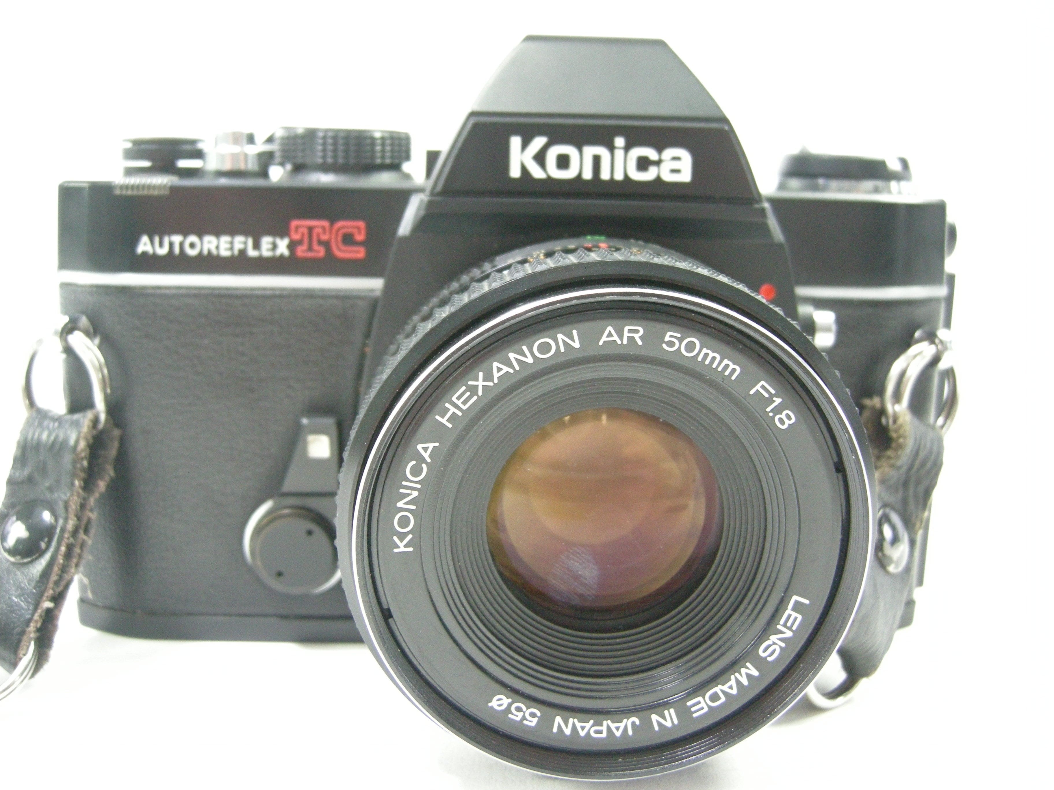 Konica Auto Reflex TC 35mm SLR w/Hexanon AR 50mm f1.8 – Camera Exchange