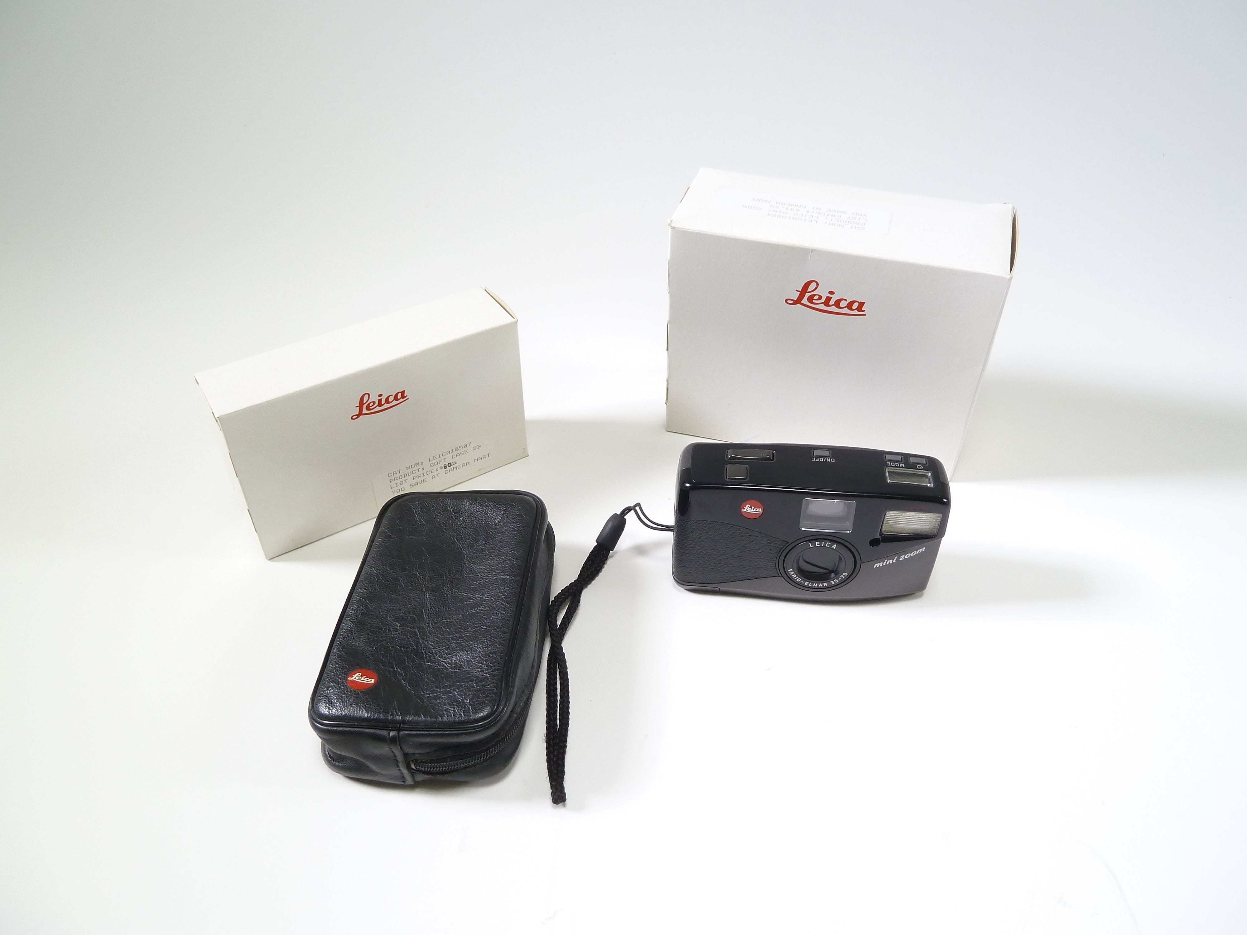 Leica Mini Zoom 35mm Film Camera w/ Leica Soft Case – Camera Exchange