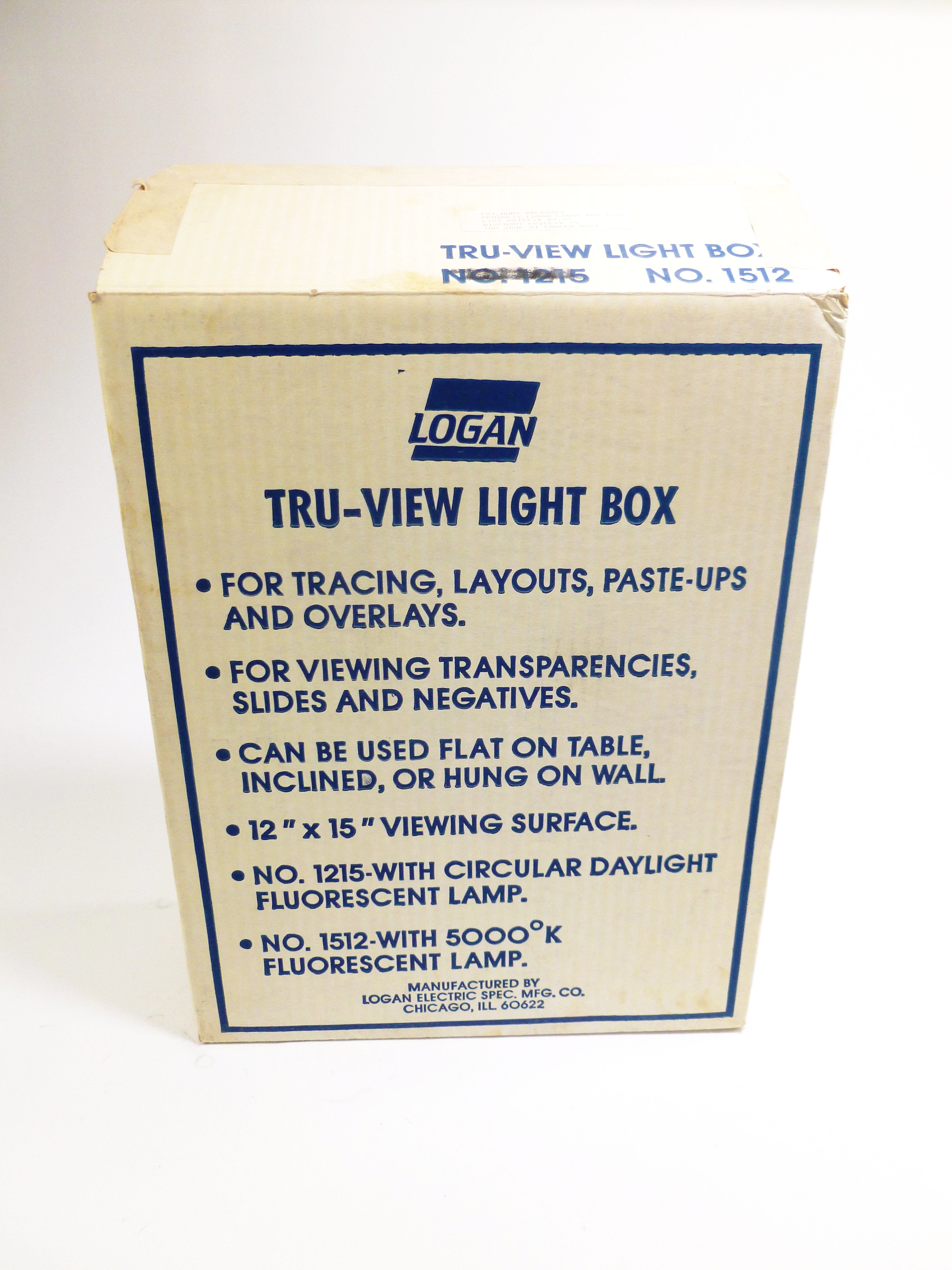 Logan Tru-View 1512 Light Box – Camera Exchange