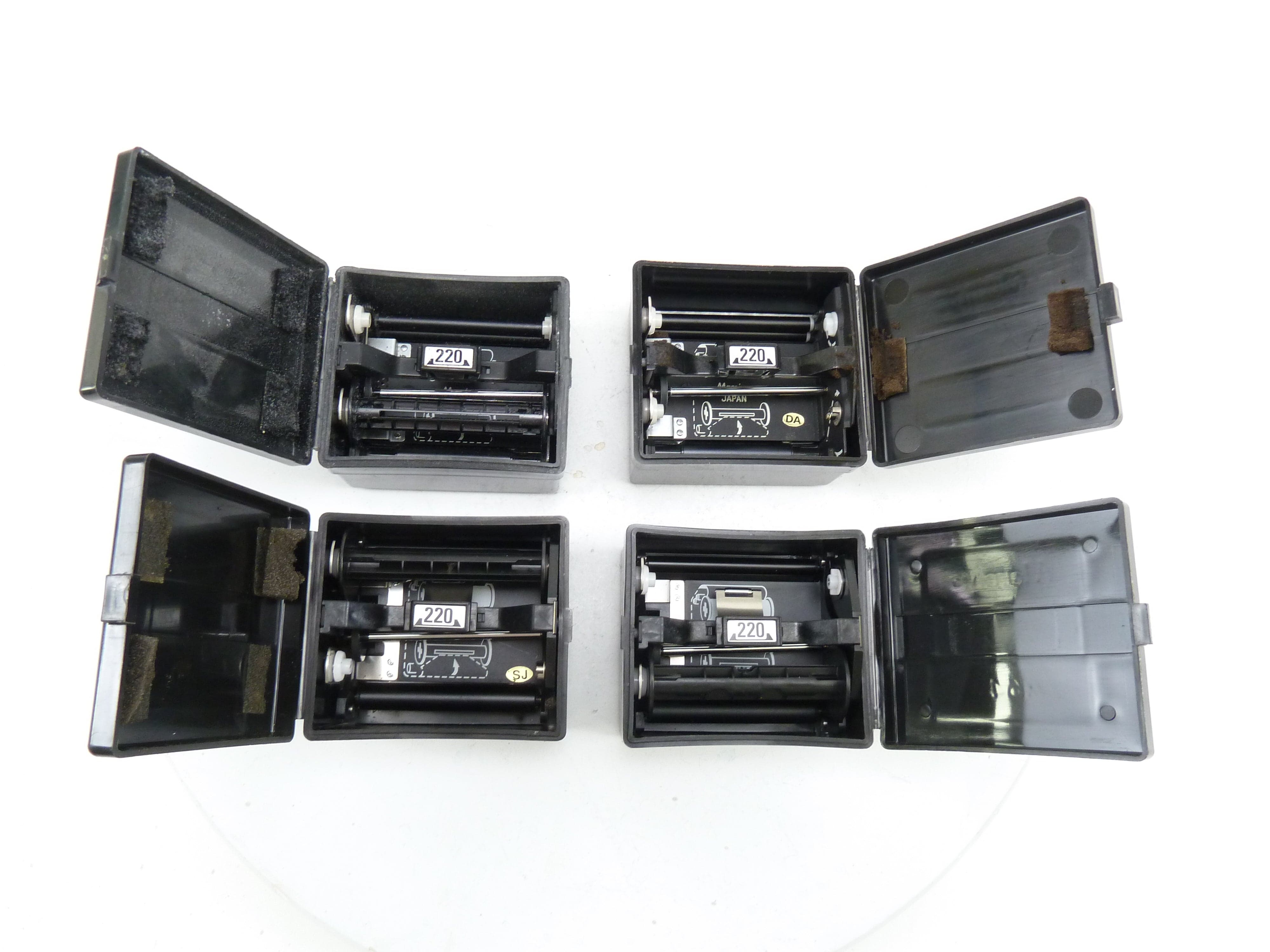 Mamiya 4 Pack of 645 220 Film Inserts with case – Camera Exchange