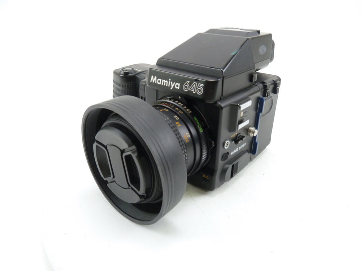 Mamiya 645 Super with AE Prism, 80MM F2.8 C, Motor Drive, and 120 Back ...
