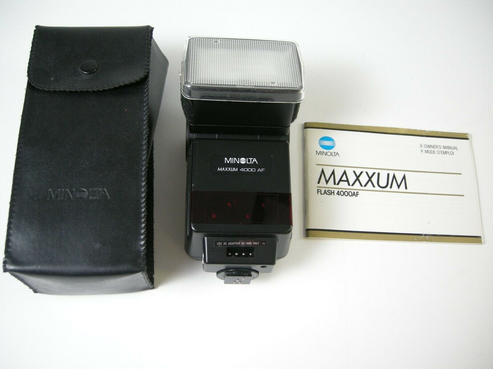 Minolta 4000AF Shoe Mount Flash for Minolta – Camera Exchange