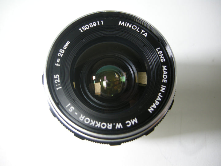 Minolta MC W. Rokkor-SI 28mm f2.5 – Camera Exchange