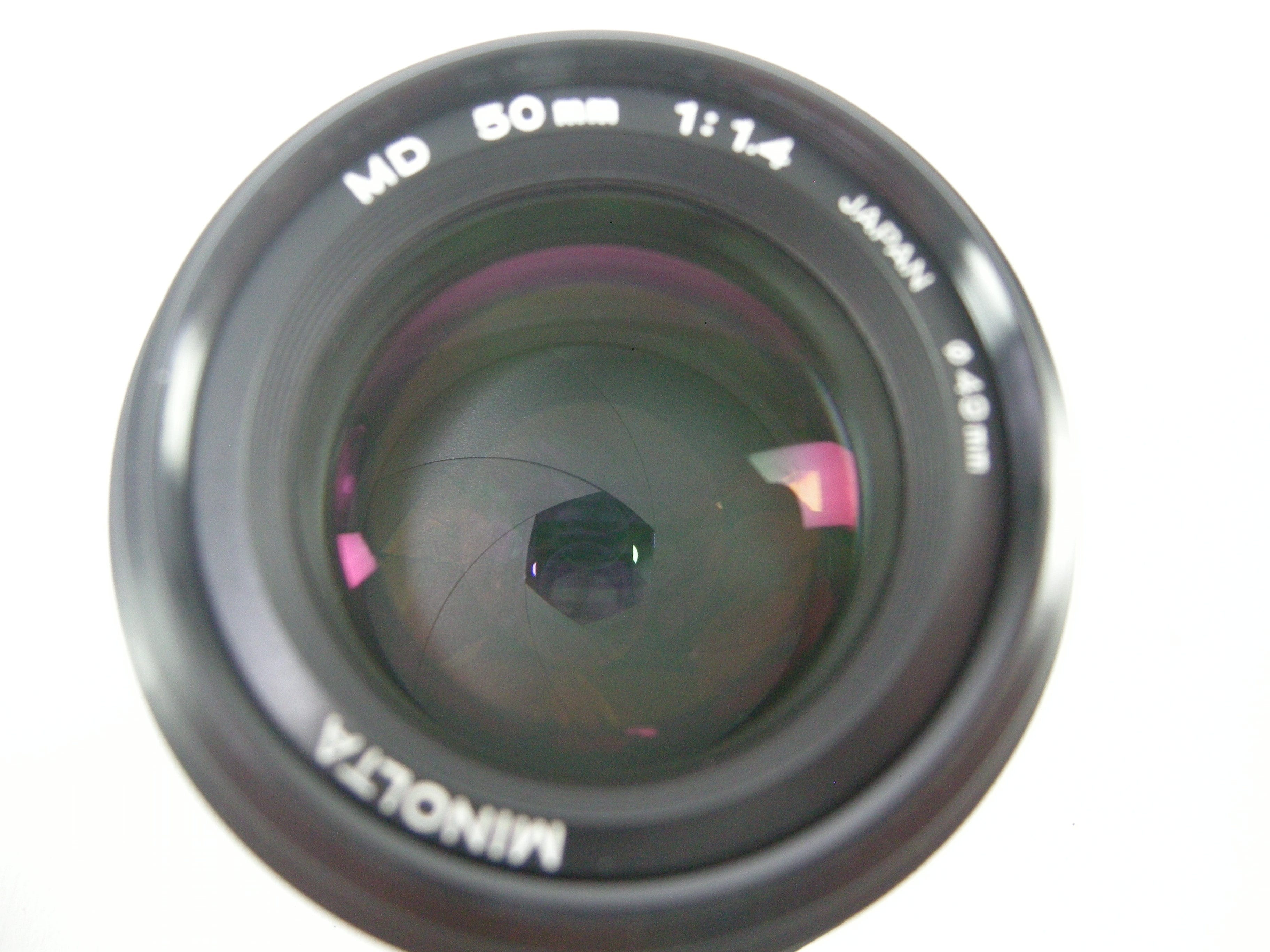 Minolta MD 50mm f1.4 lens – Camera Exchange
