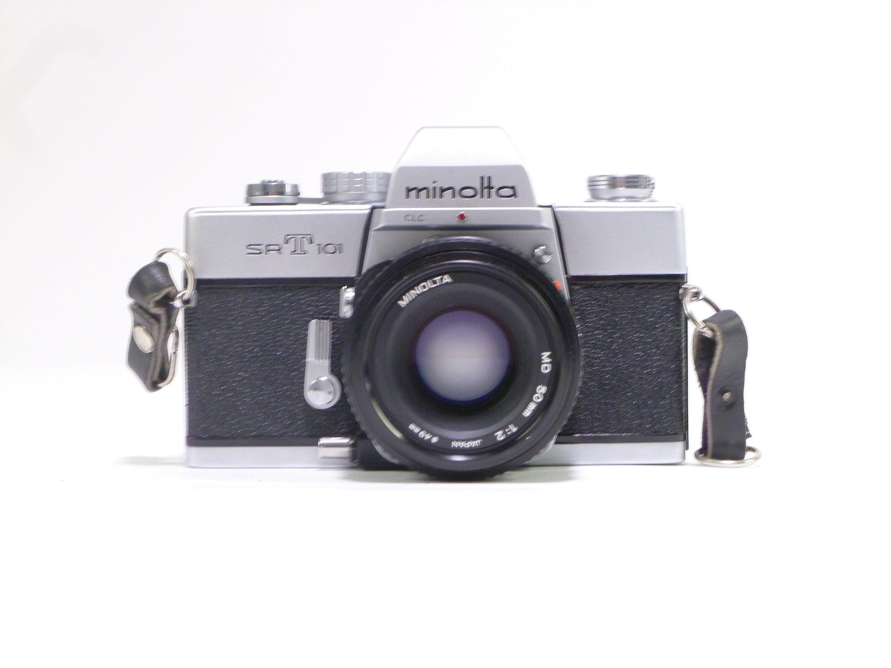 Minolta SRT 101 Manual Focus SLR 35mm Film Camera Body with a Minolta ...