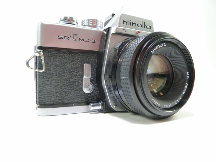 Minolta SRT MC II 35mm Film SLR Camera w/ 50mm f/1.7 Lens – Camera Exchange