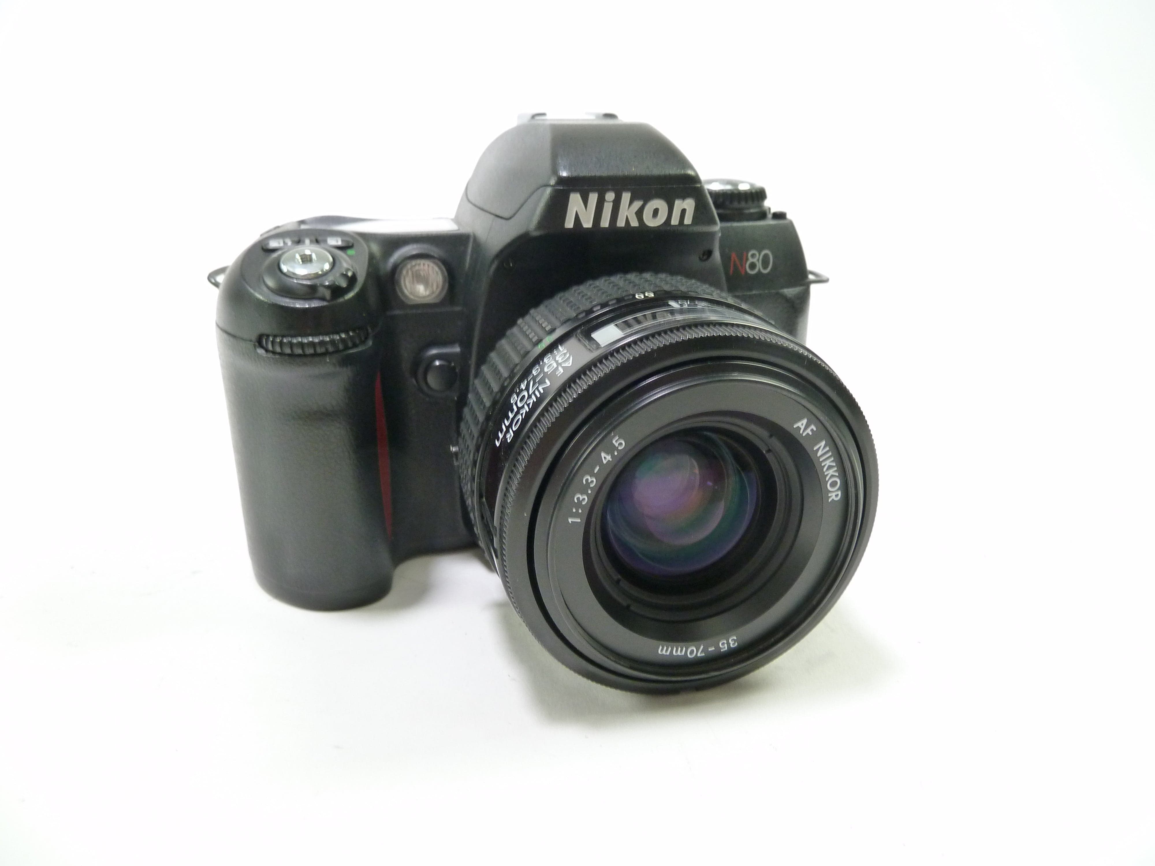 Nikon N80 35mm film SLR Camera with 35-70mm f/3.3-4.5 AF-Nikkor lens – Camera Exchange