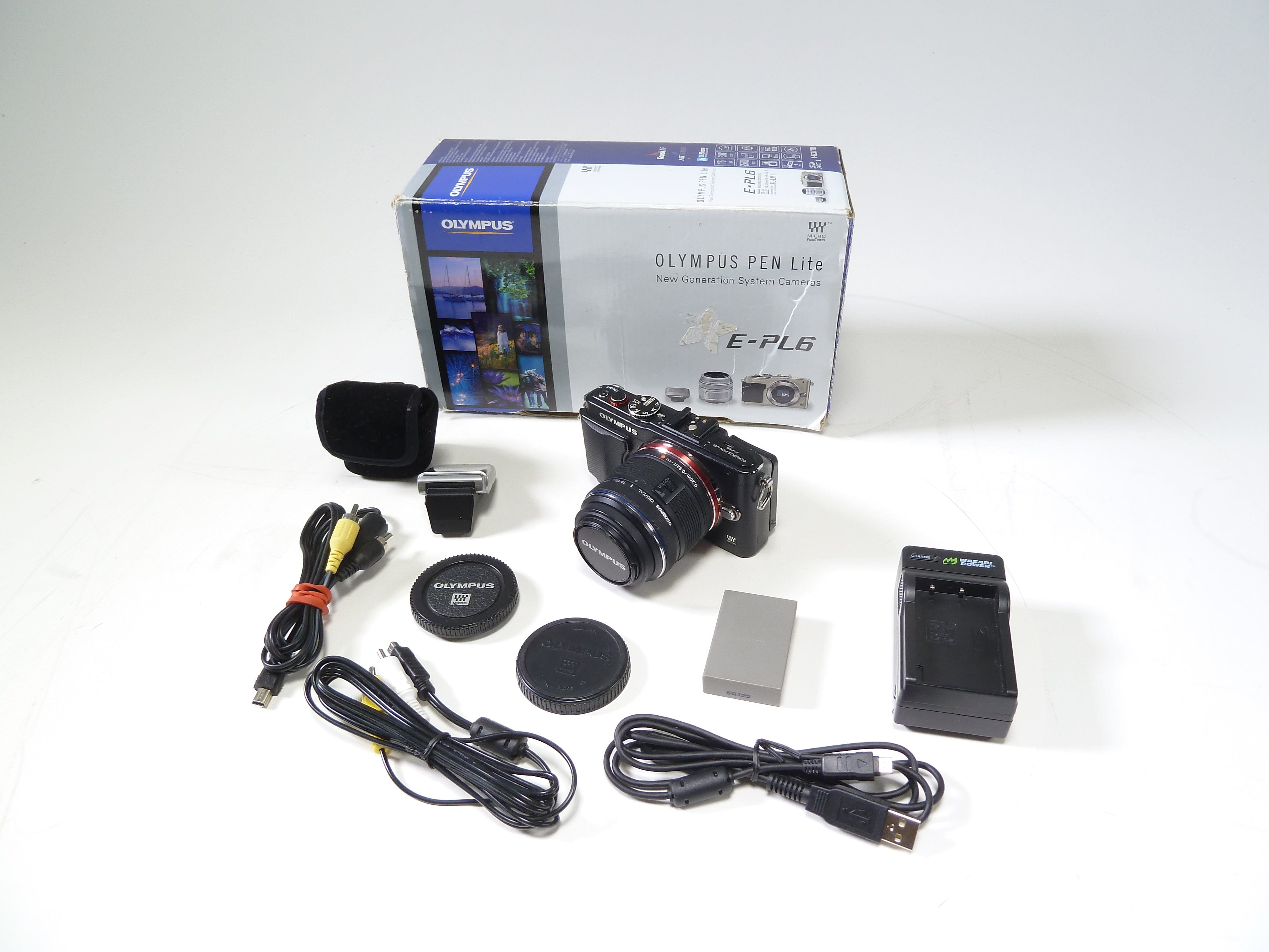 Olympus PEN Lite E-PL6 Shutter Count 8668 w/ 14-42mm f/3.5-5.6 II R MS ...