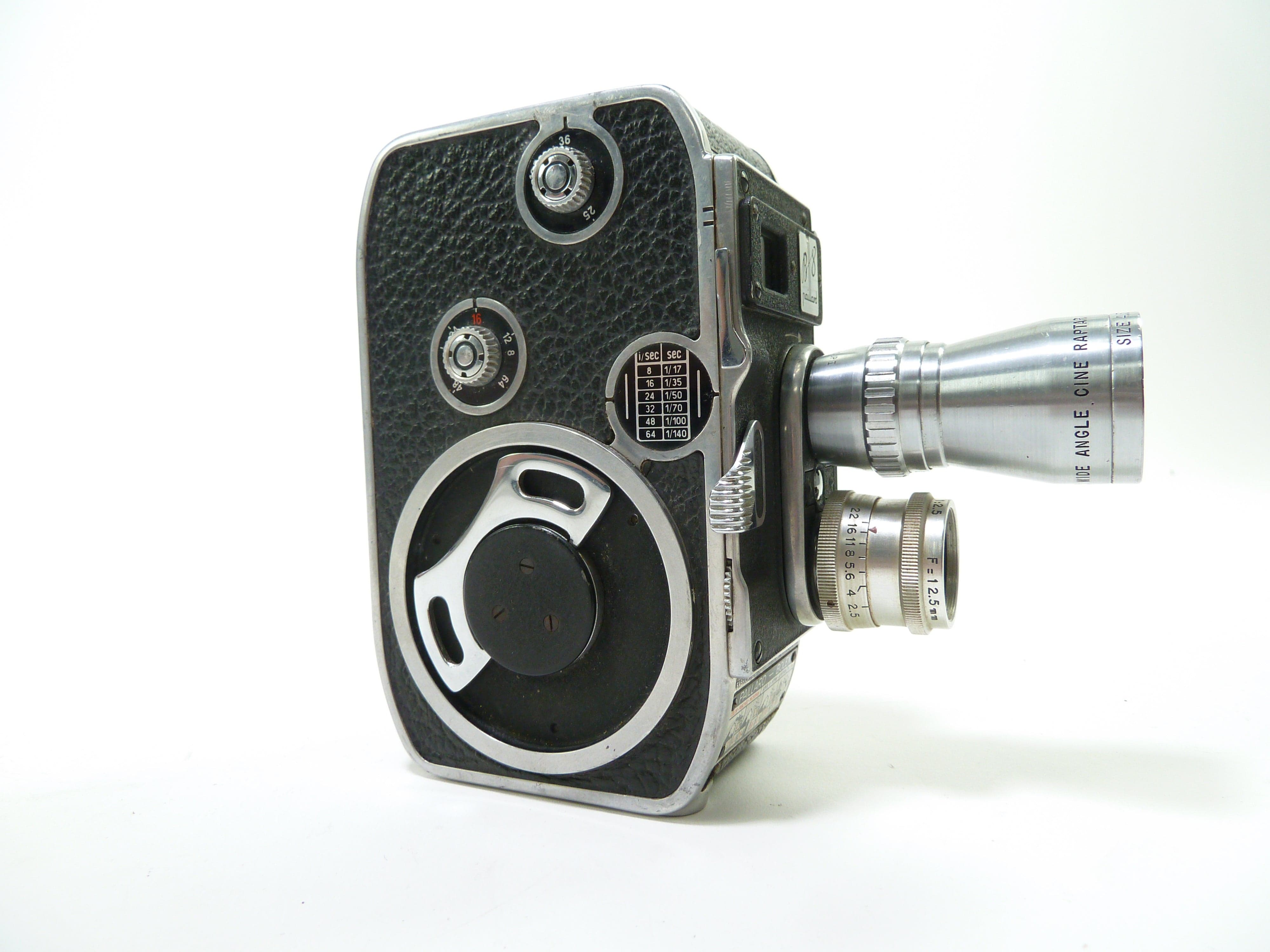 Paillard - Bolex Movie Camera w/ Duo lens 6.5mm f/2.3 and 12.5mm f/2.5 ...