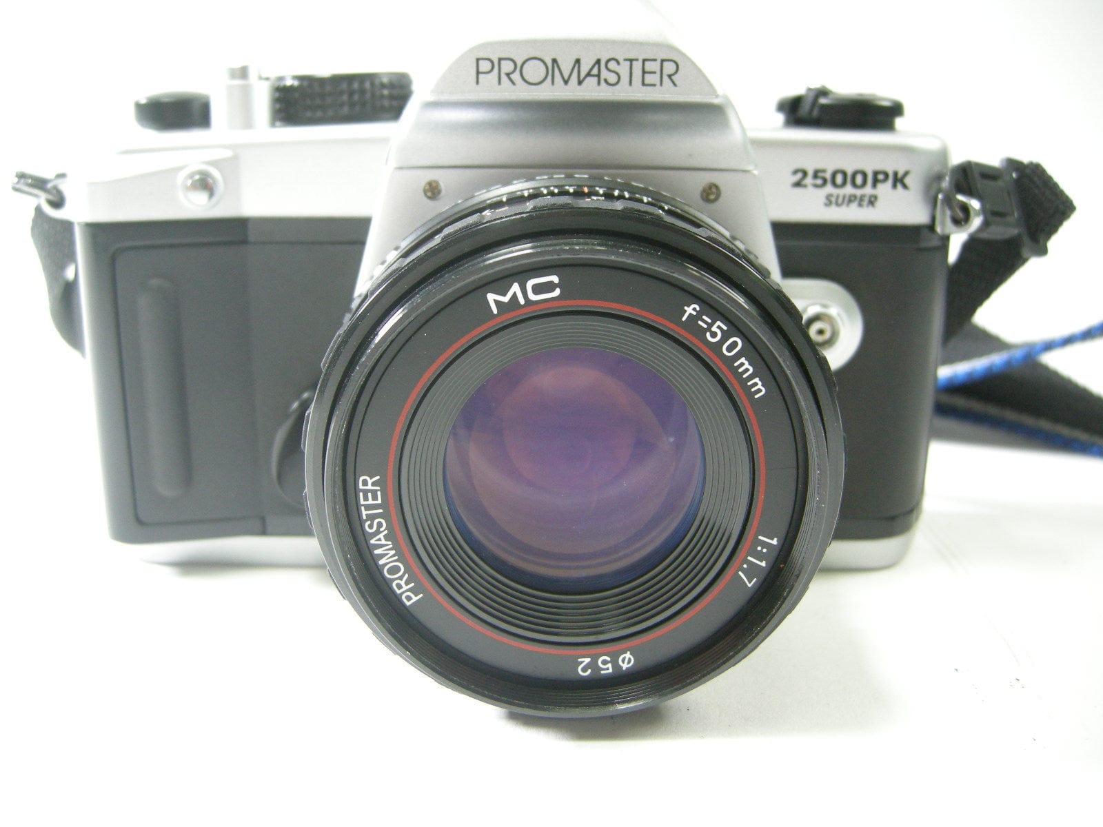 Promaster 2500 PK Super 35mm SLR camera w/MC 50mm f1.7 – Camera Exchange