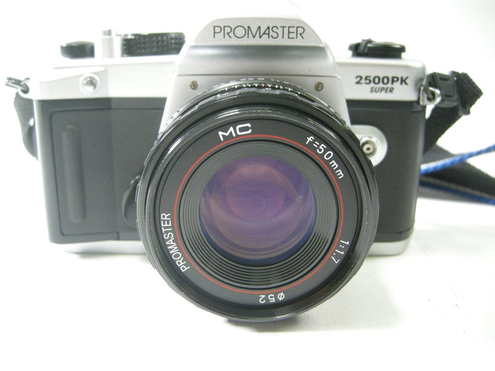 Promaster 2500 PK Super 35mm SLR camera w/MC 50mm f1.7 – Camera Exchange