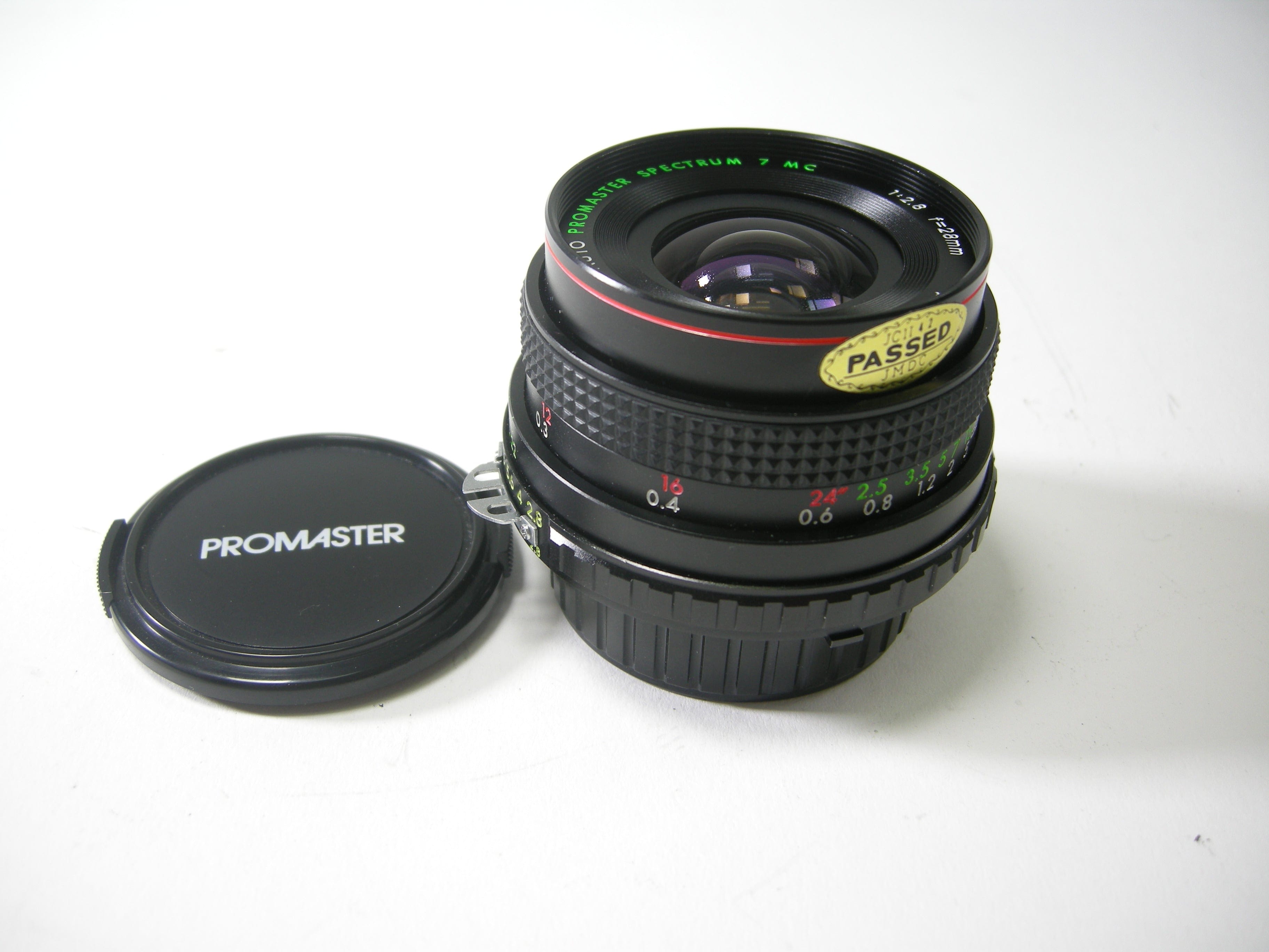 Promaster Spectrum 7 Auto MC 28mm f/2.8 Lens for Nikon F Mount – Camera Exchange